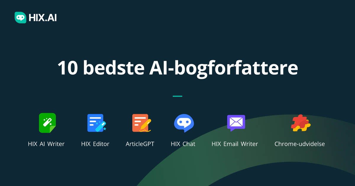 10 bedste AI-bogforfattere i 2025 - AI Novel Writing Software | HIX.AI