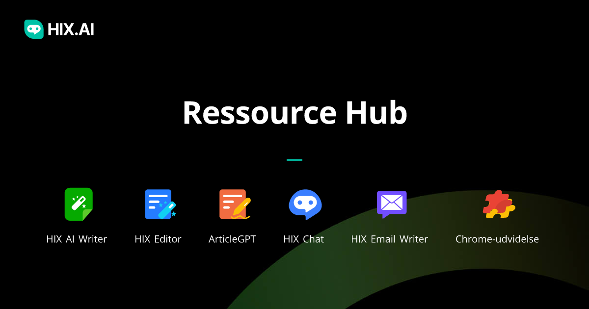 Ressource Hub | HIX.AI