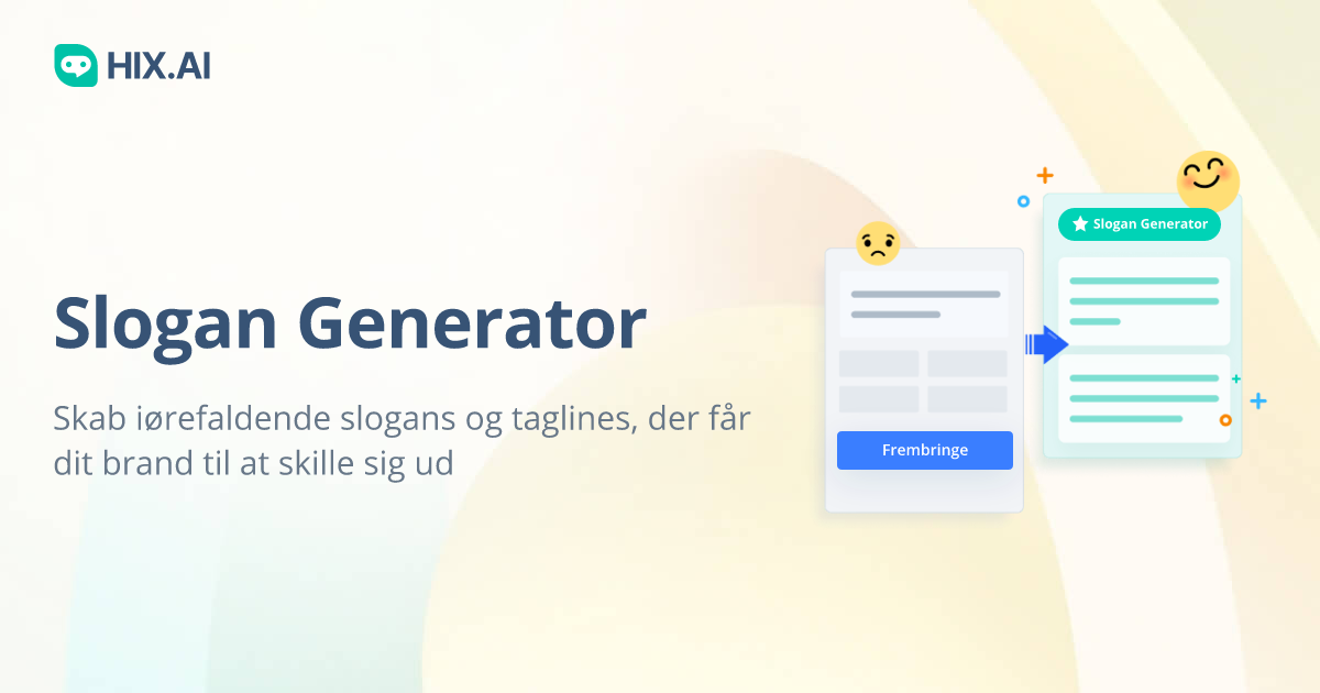 Slogan Generator: Gratis catchy Slogan & Tagline Maker | HIX AI