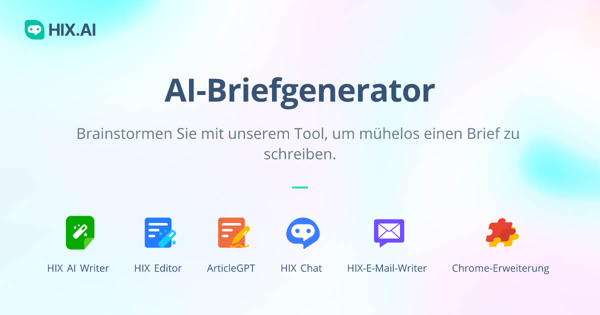 Kostenloser KI-Briefgenerator, um online einen formellen Brief für mich ...