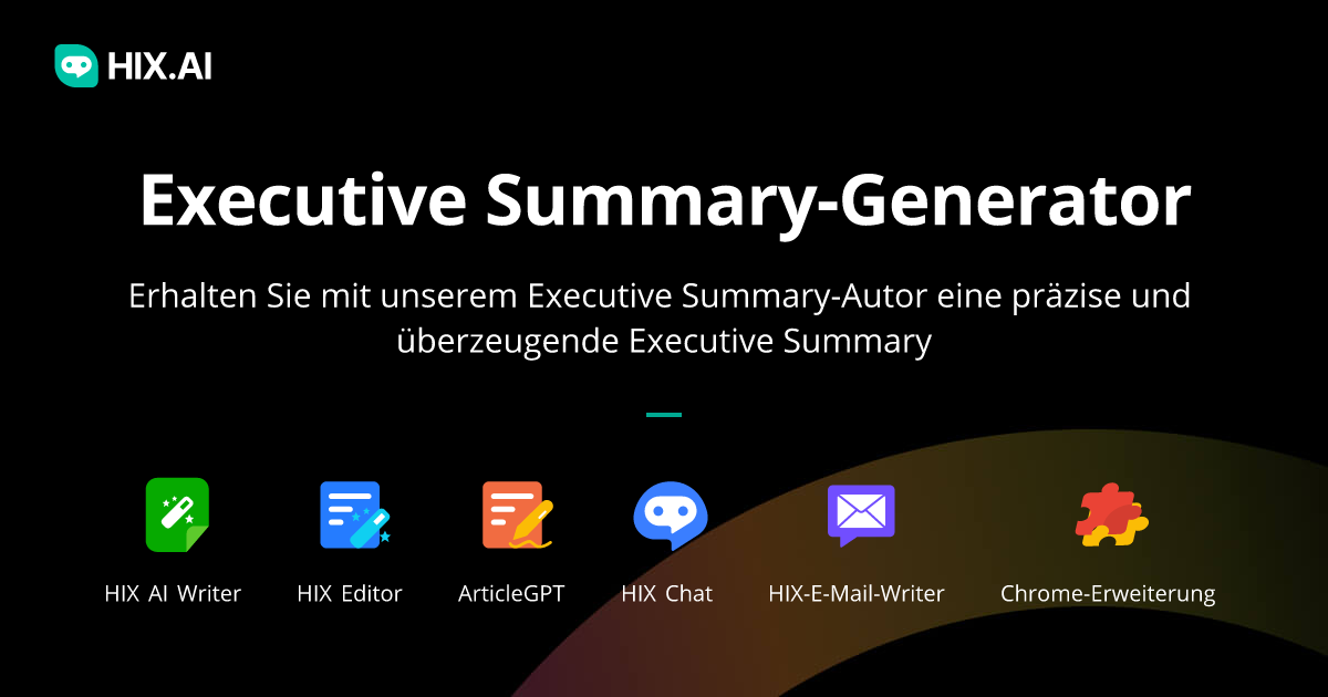 Kostenloser Generator für Executive Summary: Erstellen Sie online eine ...