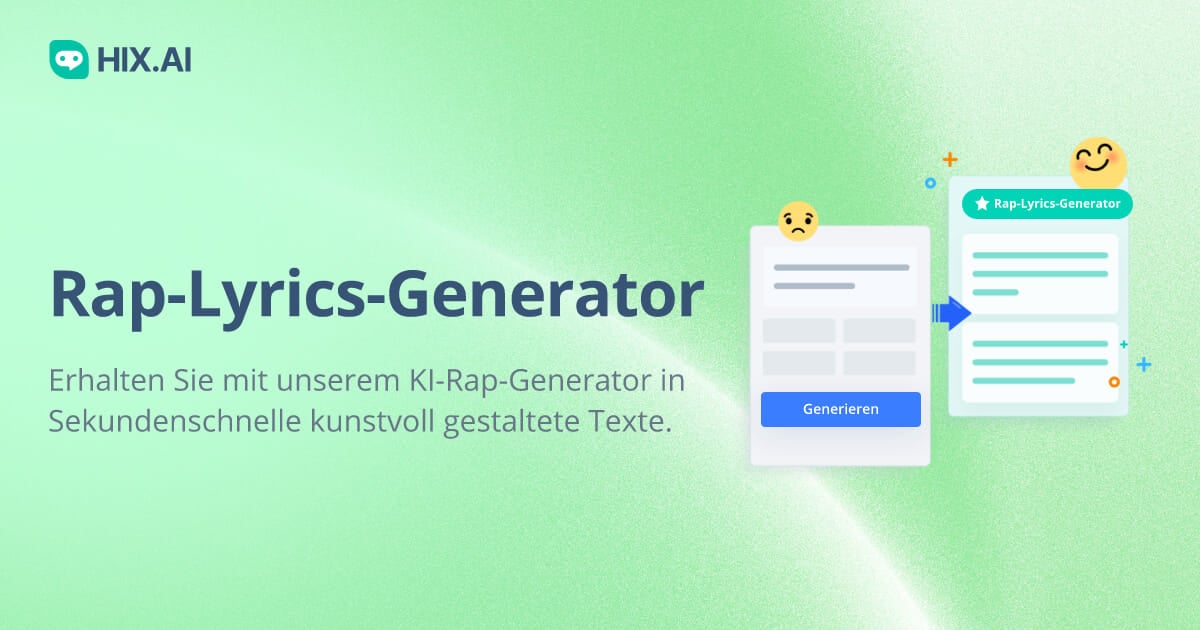 Rap Generator: Kostenlose KI zum Erstellen von Rap-Texten für Ihren ...