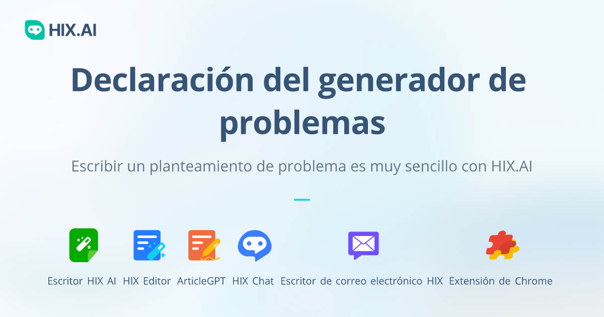 Declaración del generador de problemas para redactar un artículo de ... Declaración del generador de problemas para redactar un artículo de ...