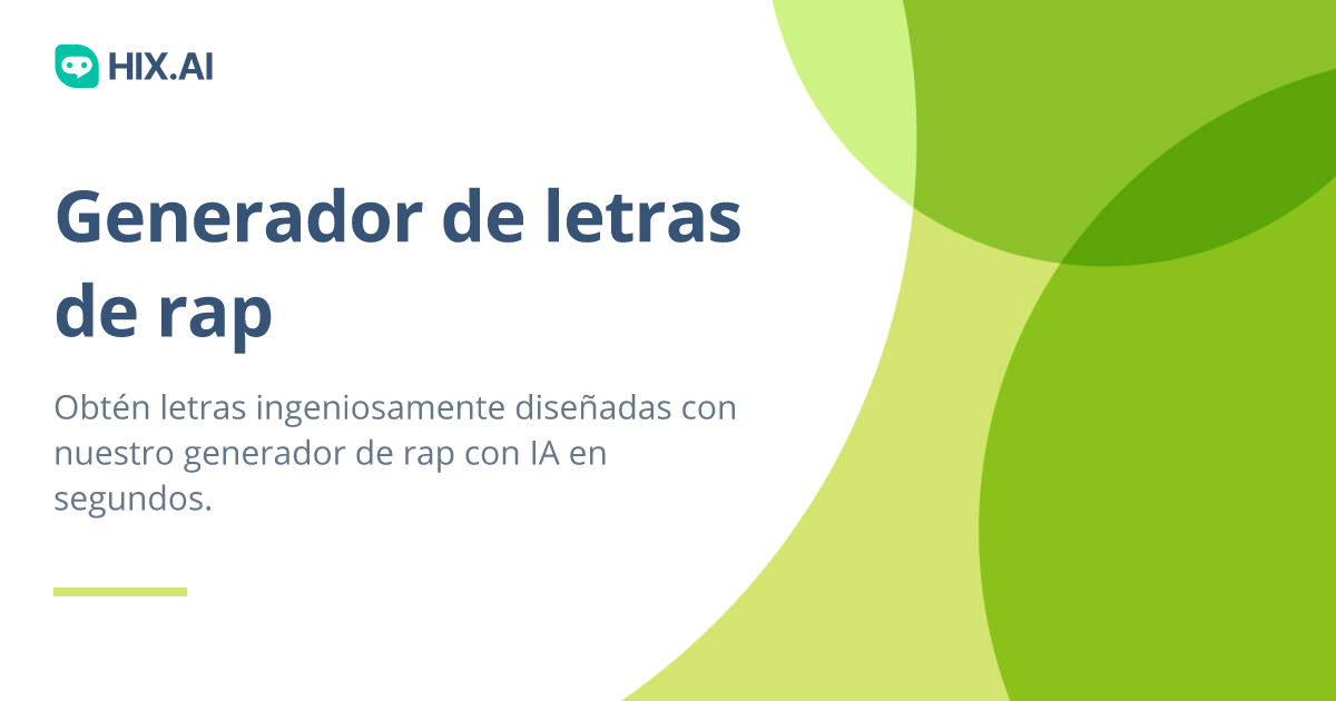 Generador de rap: IA gratuita para crear letras de rap para tu canción ...