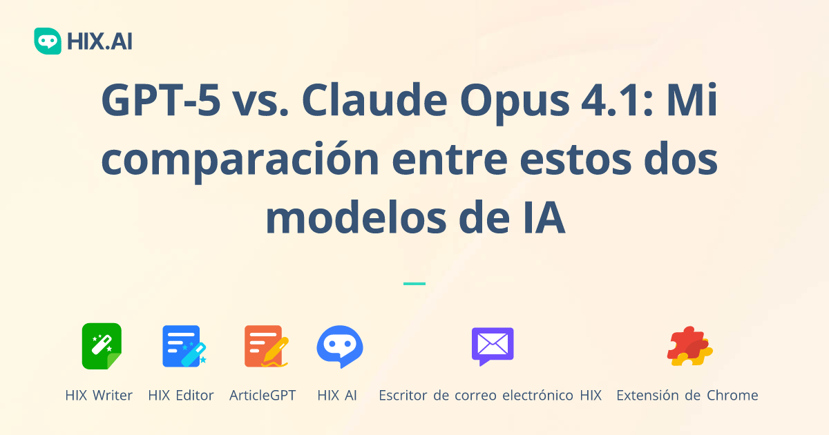 GPT-5 vs. Claude Opus 4.1: Mi comparación entre estos dos modelos de IA