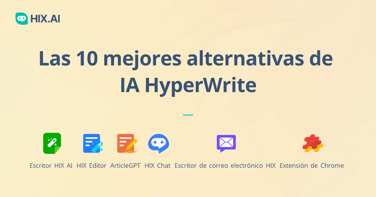 Las 10 mejores alternativas HyperWrite AI: sitios web alternativos gratuitos como HyperWrite
