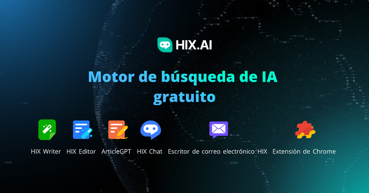 Ask AI - Motor de búsqueda AI - Respuestas gratuitas y precisas | HIX AI