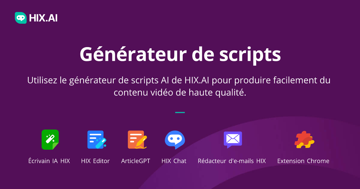 Générateur de scripts vidéo gratuit : créez des scripts vidéo amusants à l'aide de l'IA en ligne ...