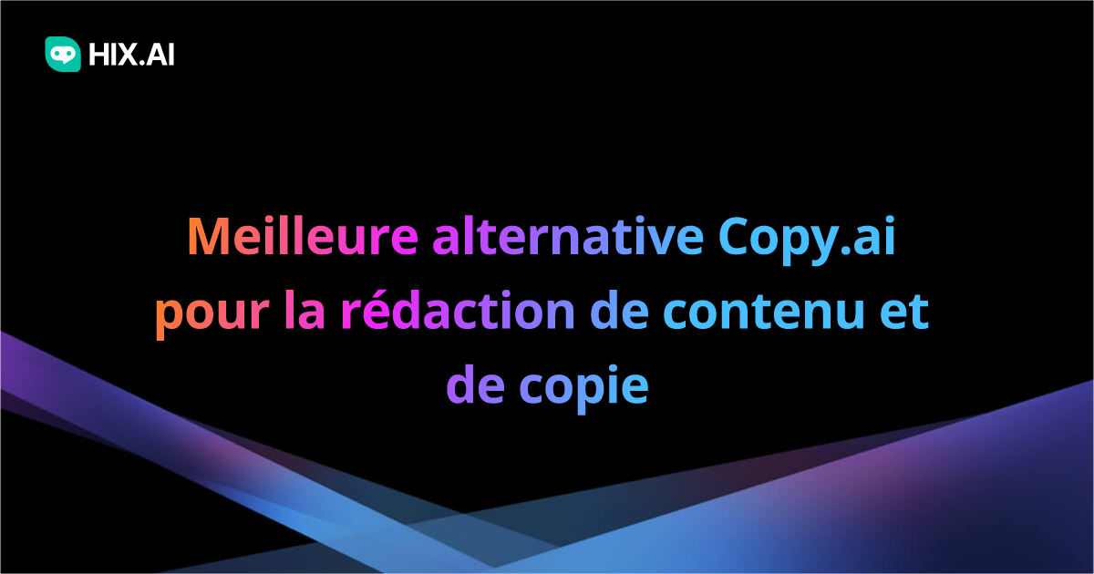 Meilleure alternative Copy.ai pour la rédaction de contenu et de copie ...