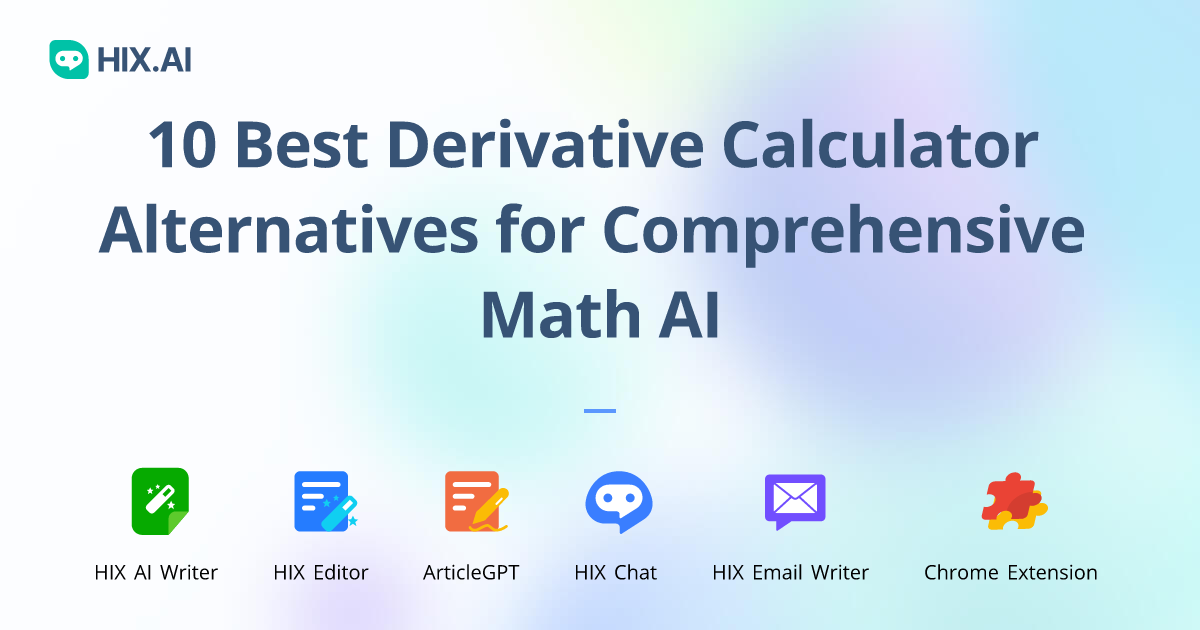 10 Best Derivative Calculator Alternatives for Comprehensive Math AI ...
