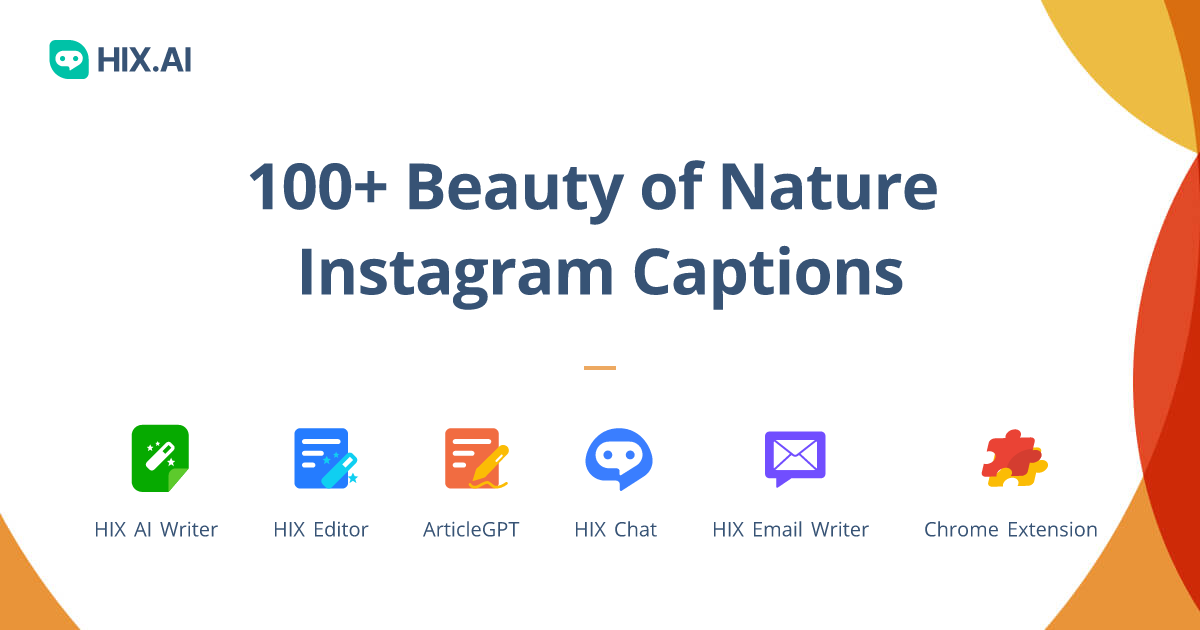 100+ Beauty of Nature Instagram Captions + Free AI Caption Generator ...