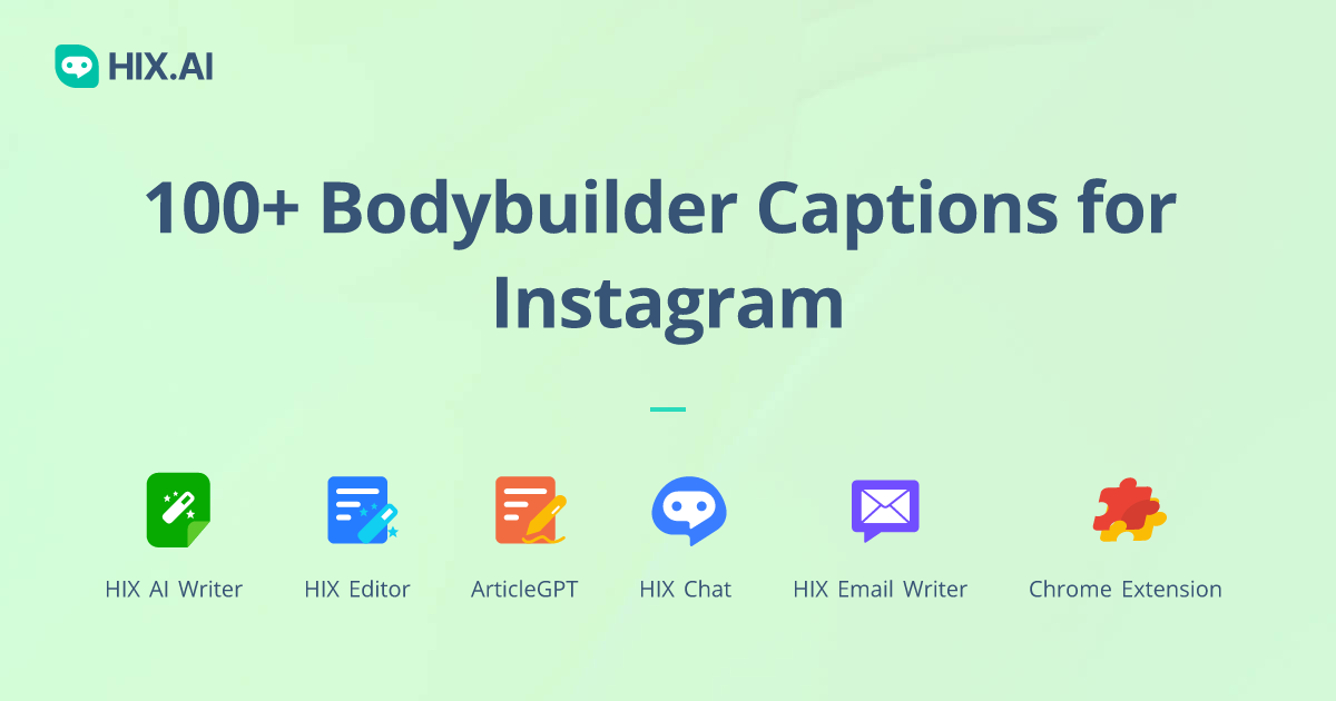 100+ Bodybuilder Captions for Instagram + Free AI Caption Generator ...