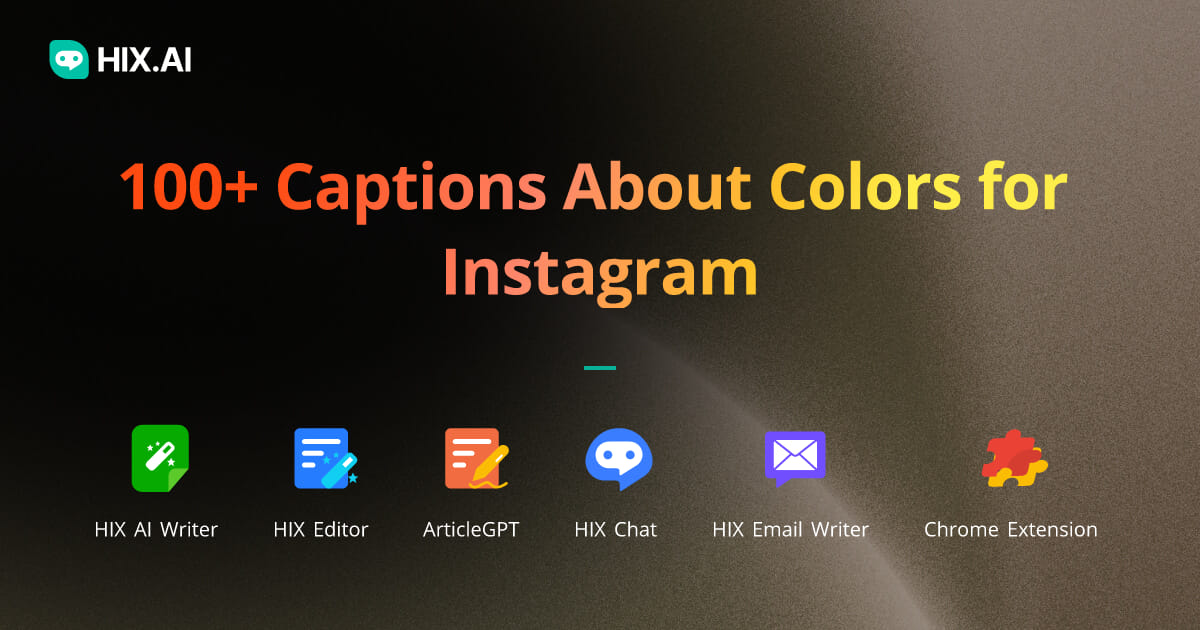 100+ Captions About Colors for Instagram + Free AI Caption Generator ...