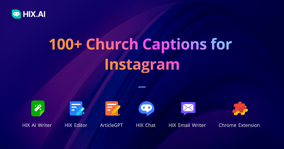 100+ Church Captions for Instagram + Free AI Caption Generator | HIX.AI