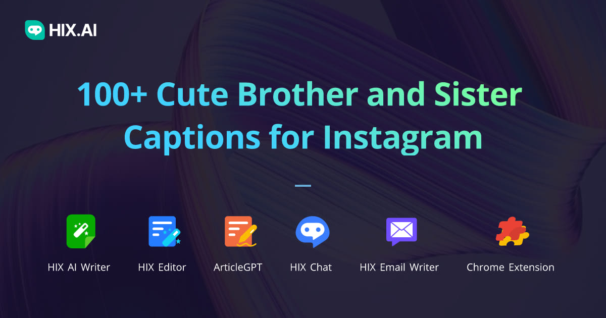 100 Cute Brother And Sister Captions For Instagram Free Ai Caption