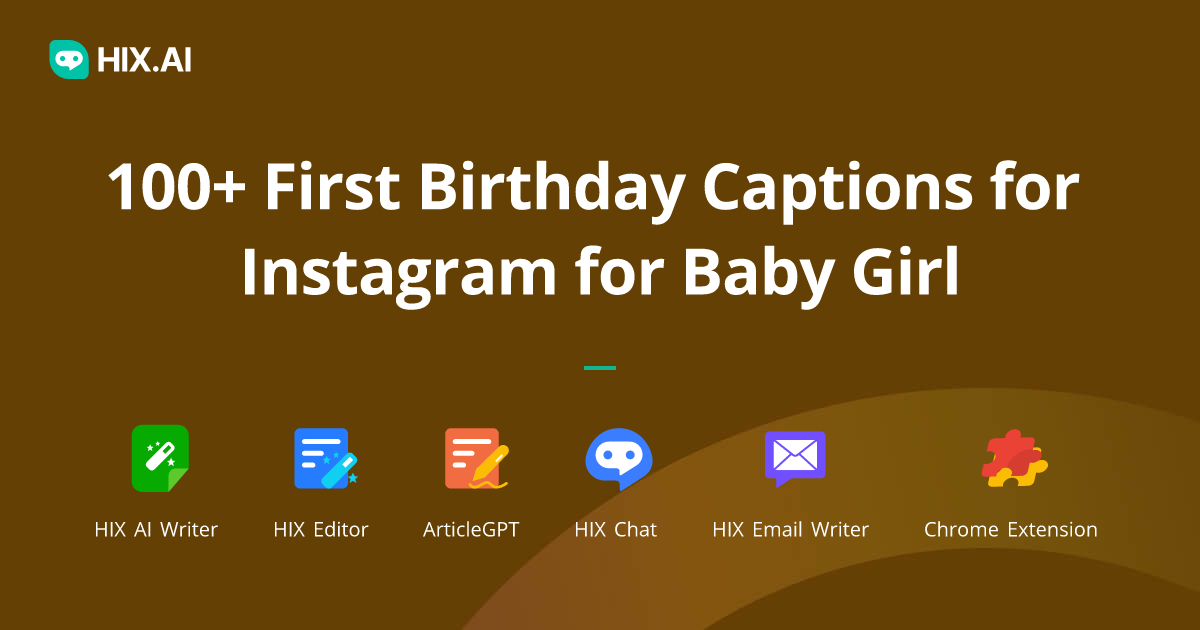 100+ First Birthday Captions for Instagram for Baby Girl + Free AI ...