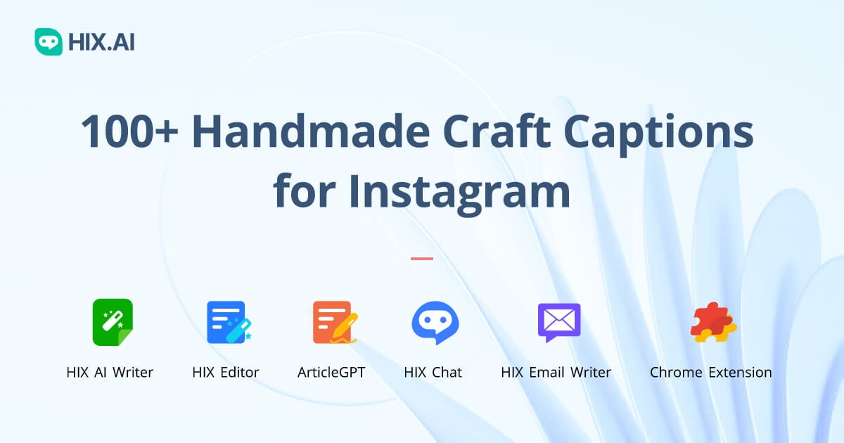 100+ Handmade Craft Captions for Instagram + Free AI Caption Generator ...
