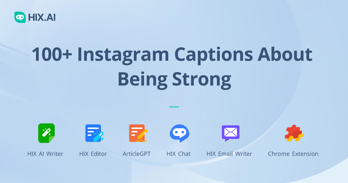 100+ Instagram Captions About Being Strong + Free AI Caption Generator ...