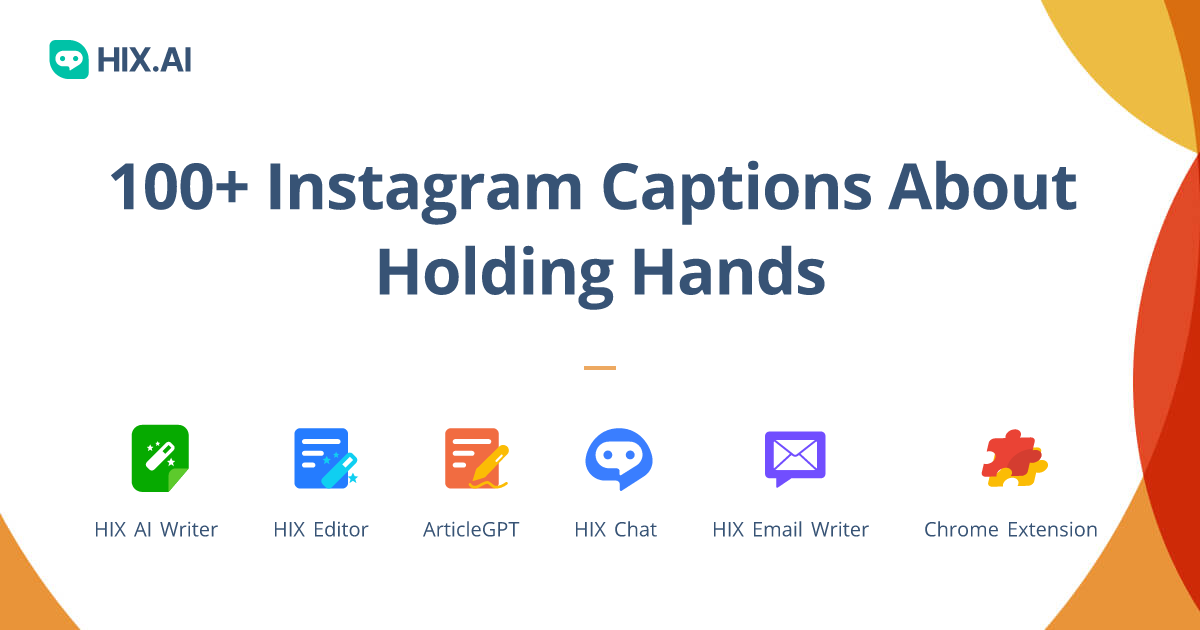 100+ Instagram Captions About Holding Hands + Free AI Caption Generator ...