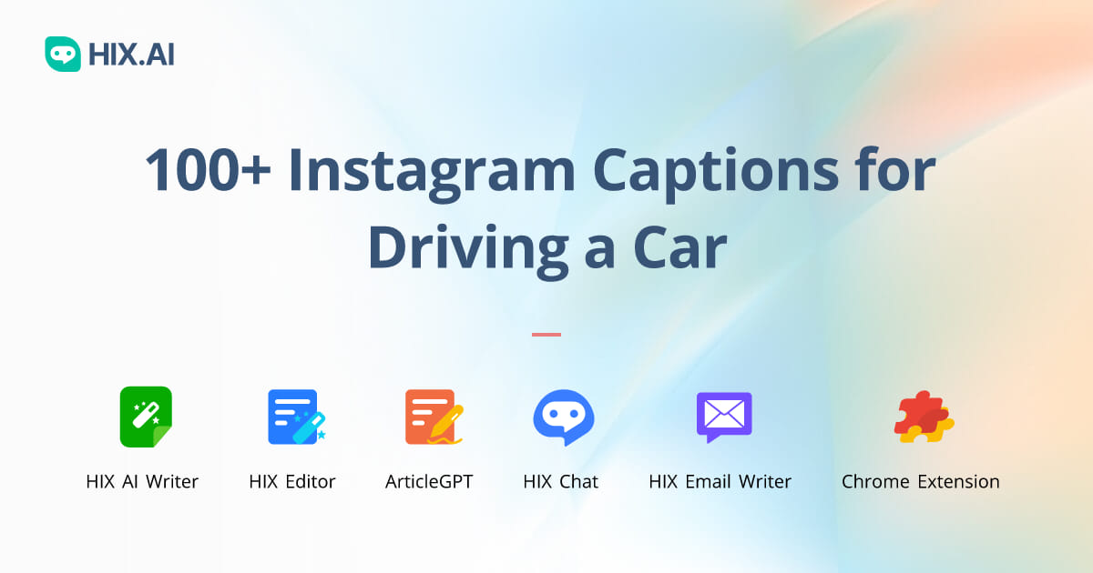 100+ Instagram Captions for Driving a Car + Free AI Caption Generator ...