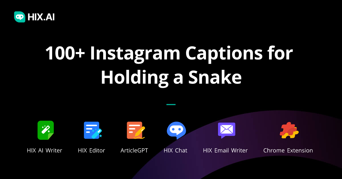 100+ Instagram Captions for Holding a Snake + Free AI Caption Generator ...