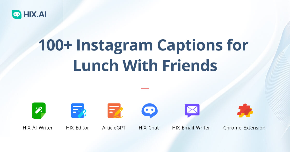 100+ Instagram Captions for Lunch With Friends + Free AI Caption ...