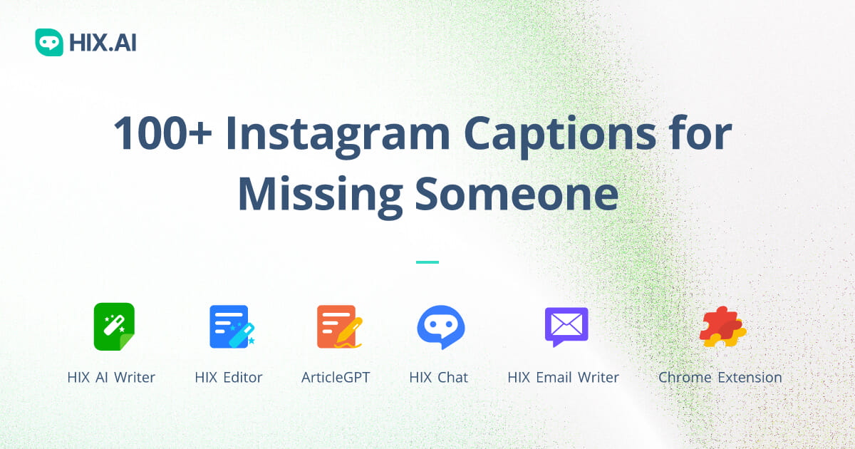 100+ Instagram Captions for Missing Someone + Free AI Caption Generator ...