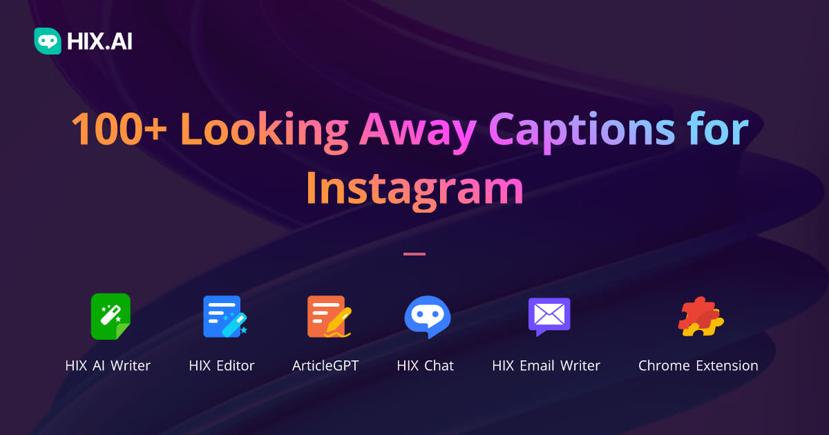 100+ Looking Away Captions for Instagram + Free AI Caption Generator ...