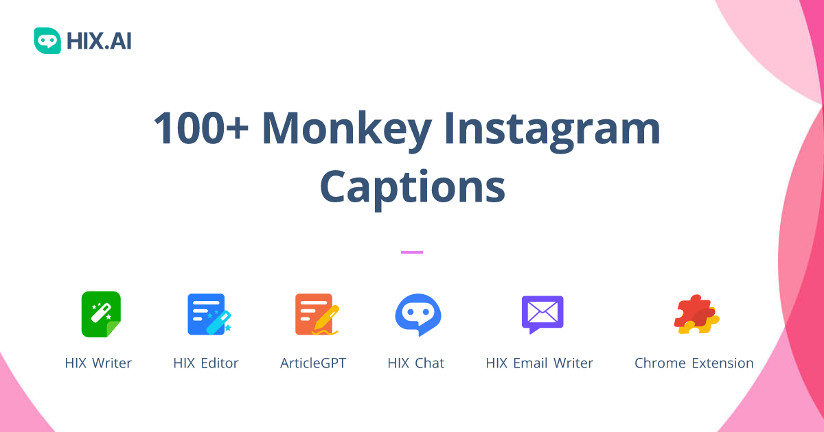 100+ Monkey Instagram Captions + Free AI Caption Generator | HIX.AI