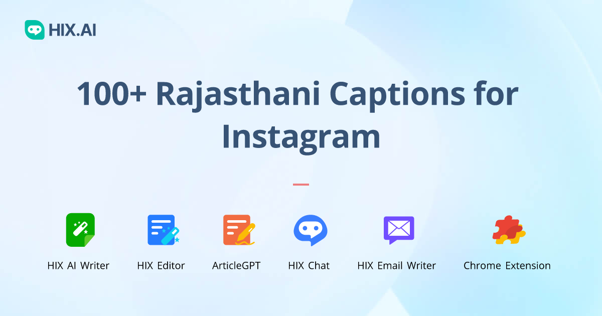 100+ Rajasthani Captions for Instagram + Free AI Caption Generator | HIX.AI