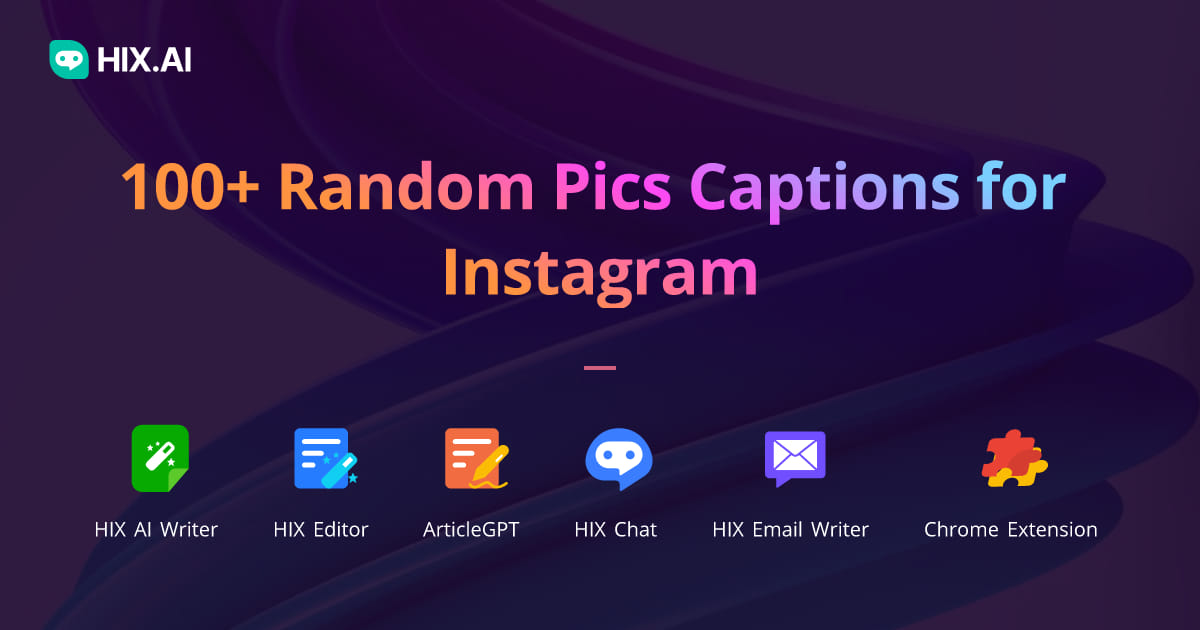100+ Random Pics Captions for Instagram + Free AI Caption Generator ...