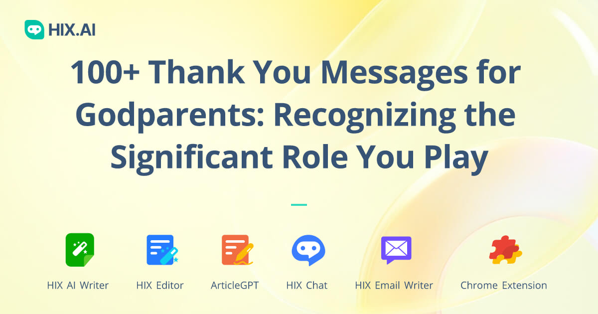 100+ Thank You Messages for Godparents: Recognizing the Significant ...