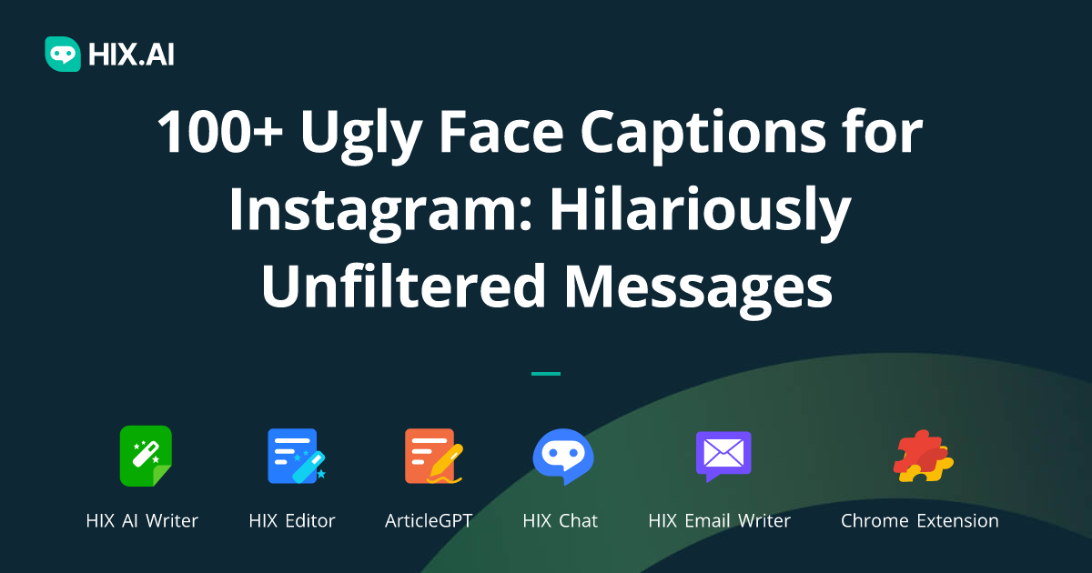 100+ Ugly Face Captions for Instagram: Hilariously Unfiltered Messages ...