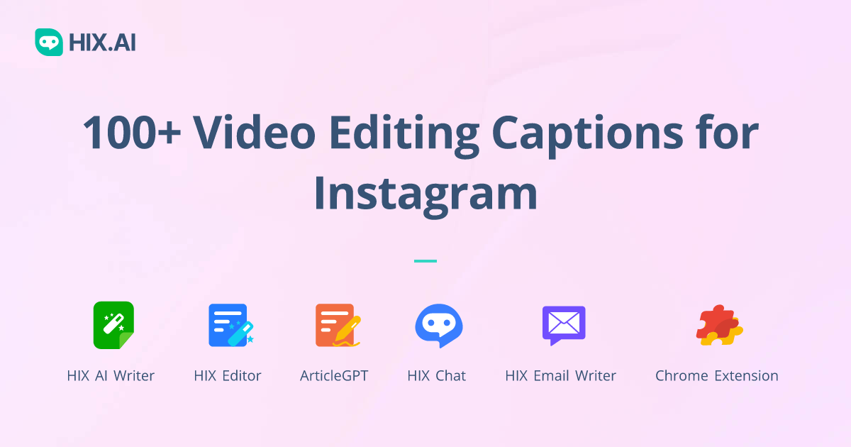 100+ Video Editing Captions for Instagram + Free AI Caption Generator ... 100+ Video Editing Captions for Instagram + Free AI Caption Generator ...