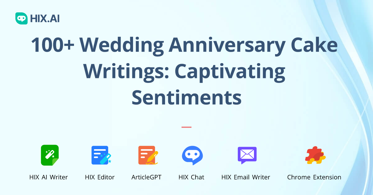 100+ Wedding Anniversary Cake Writings: Captivating Sentiments | HIX.AI
