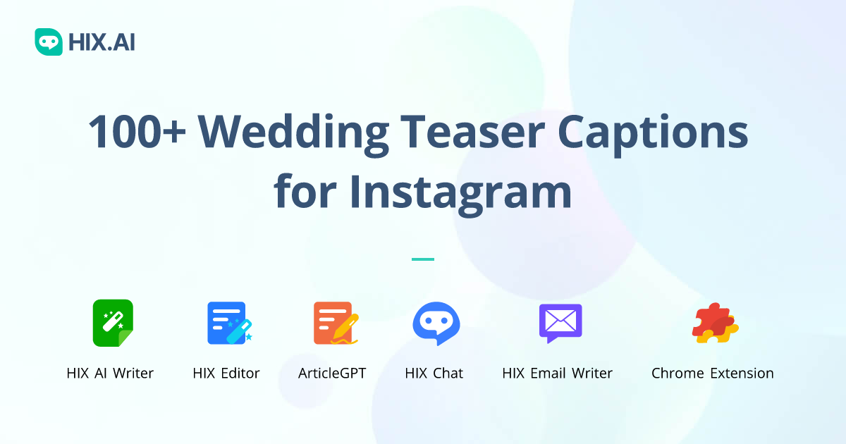 100+ Wedding Teaser Captions for Instagram + Free AI Caption Generator ...