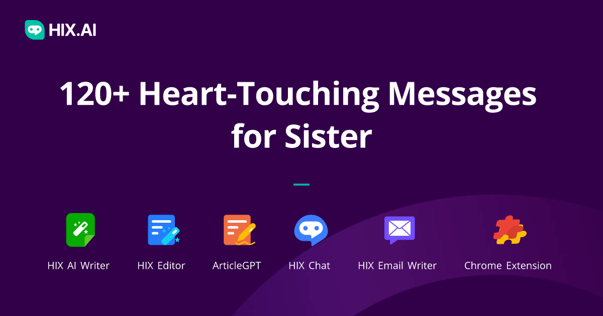120+ Heart-Touching Messages for Sister - Beautiful Messages & Quotes ...