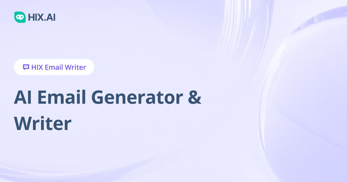 AI Email Writer | Email Generator | One-click Email & Reply