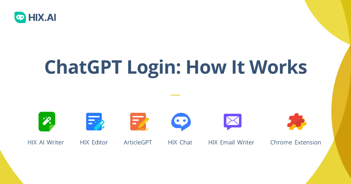 ChatGPT Login: Free & Unlimited Ways to Log In ChatGPT 3.5/4 | HIX.AI