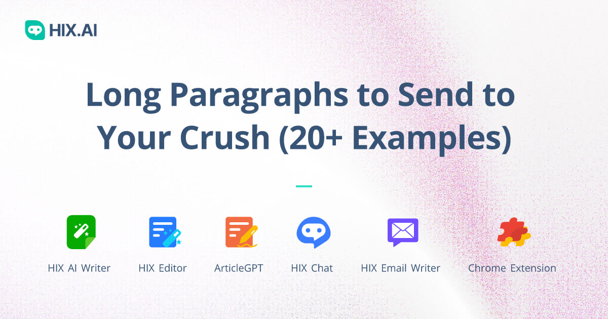 Long Paragraphs to Send to Your Crush (20+ Examples) + Free Love Letter ...
