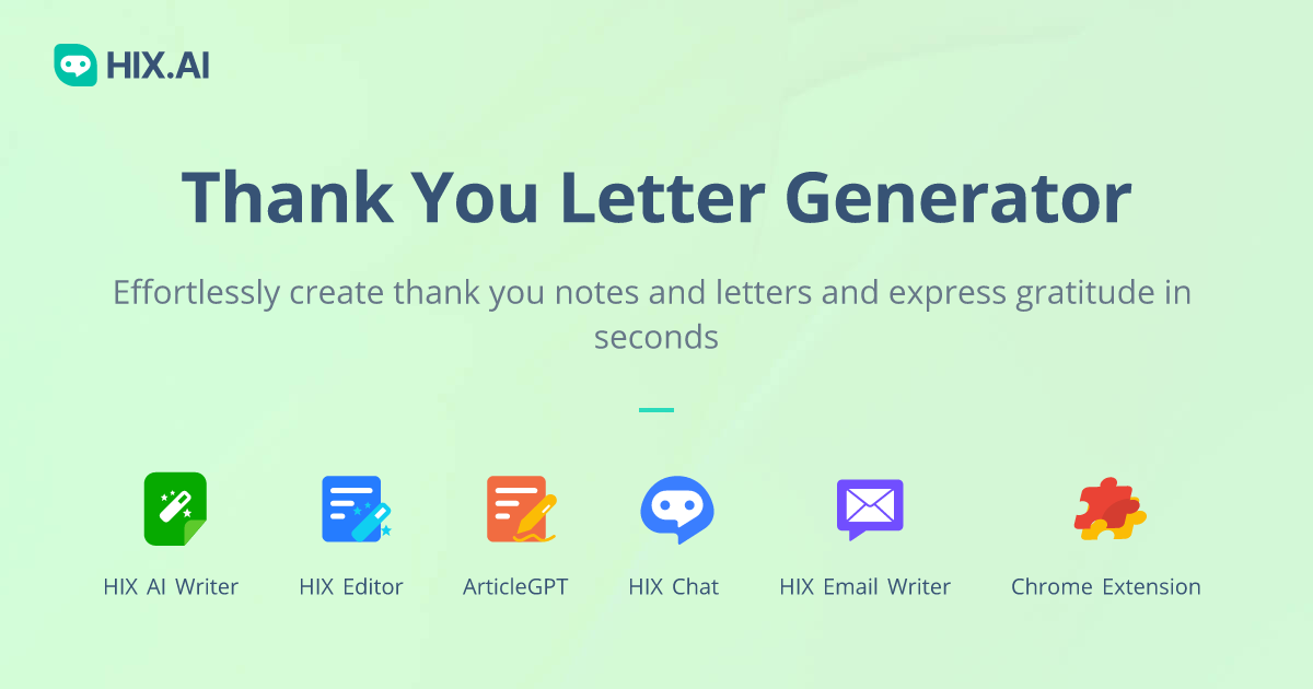 Free Thank You Letter Generator: Express Gratitude with Sincere