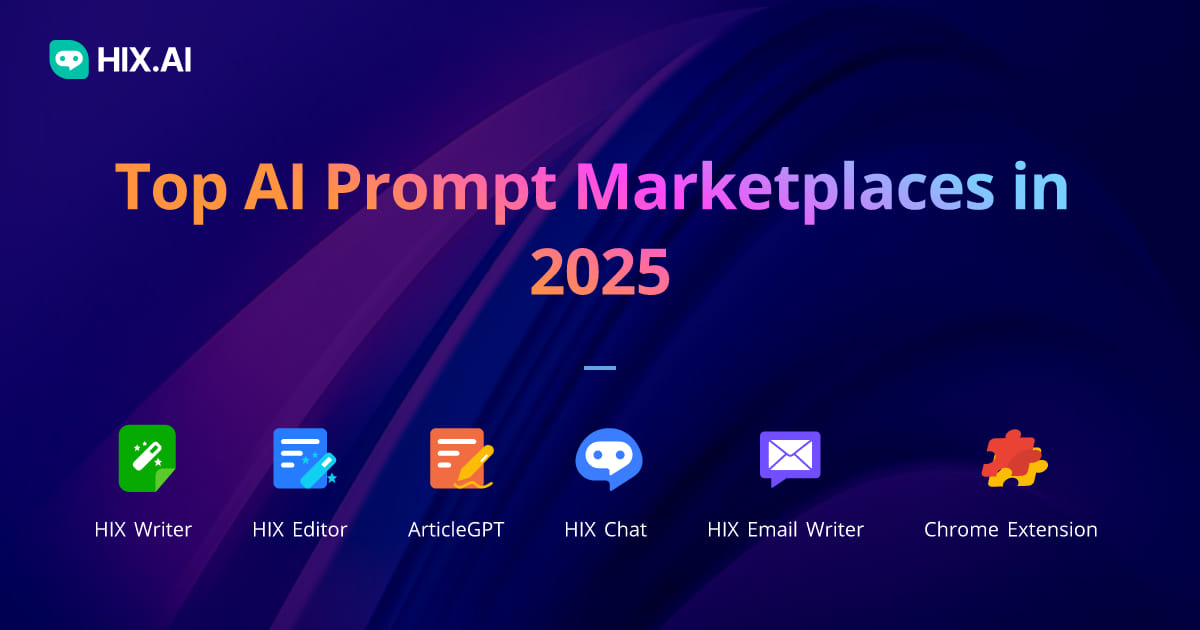 Top AI Prompt Marketplaces in 2025 | HIX.AI