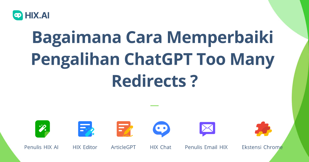 Cara Memperbaiki Pengalihan ChatGPT Too Many Redirects - Perbaikan Kesalahan ChatGPT