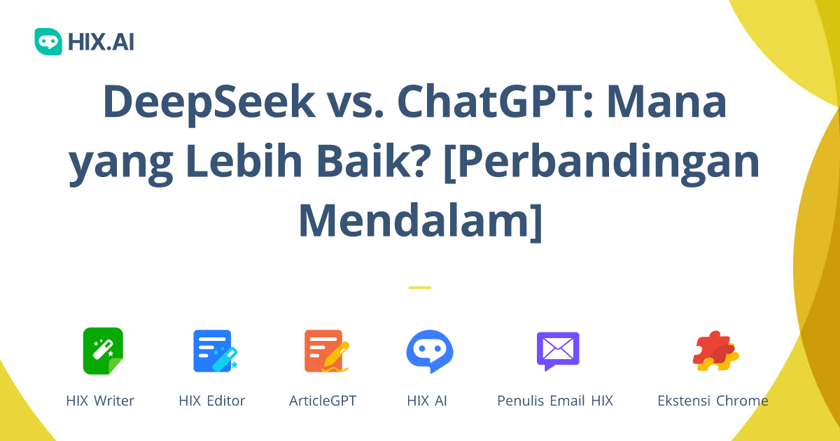 DeepSeek vs. ChatGPT: Mana yang Lebih Baik? [Perbandingan Mendalam]