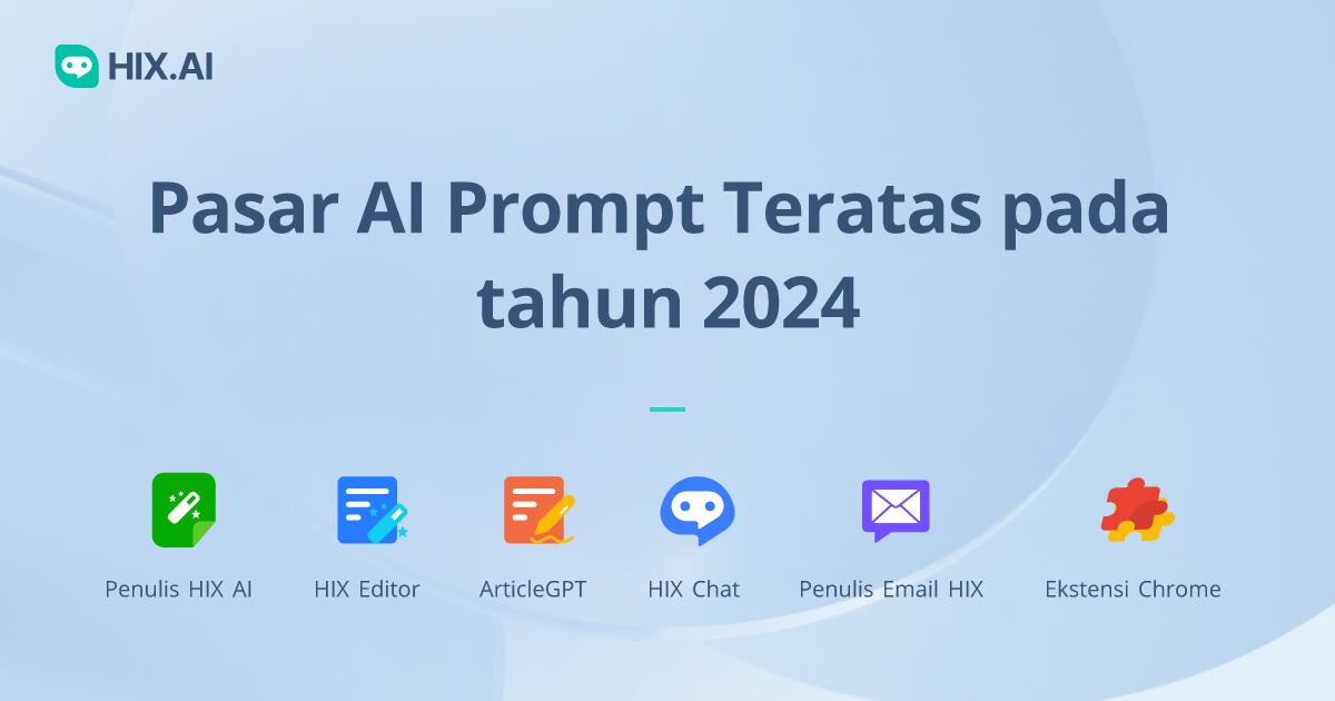 Pasar AI Prompt Teratas pada tahun 2024 | HIX.AI