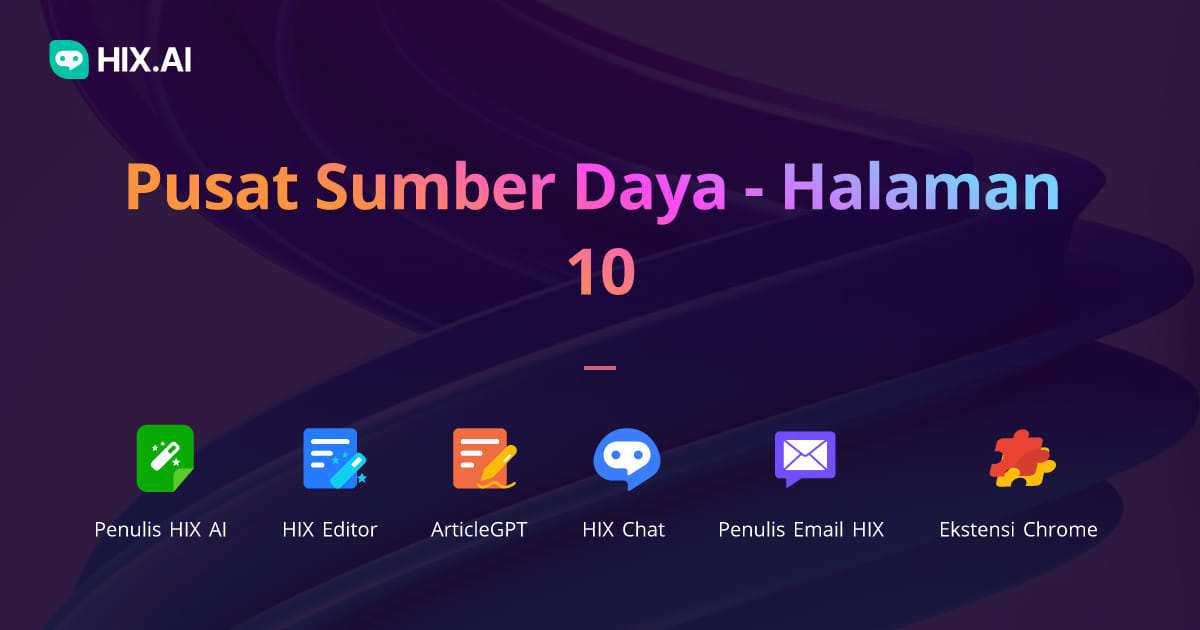 Pusat Sumber Daya | HIX.AI