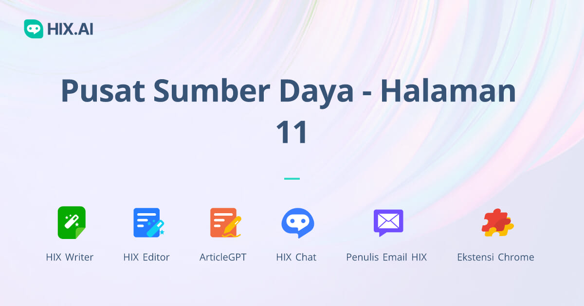 Pusat Sumber Daya | HIX.AI