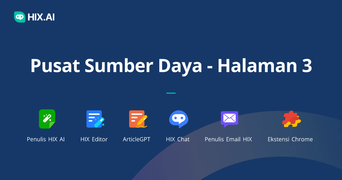Pusat Sumber Daya | HIX.AI