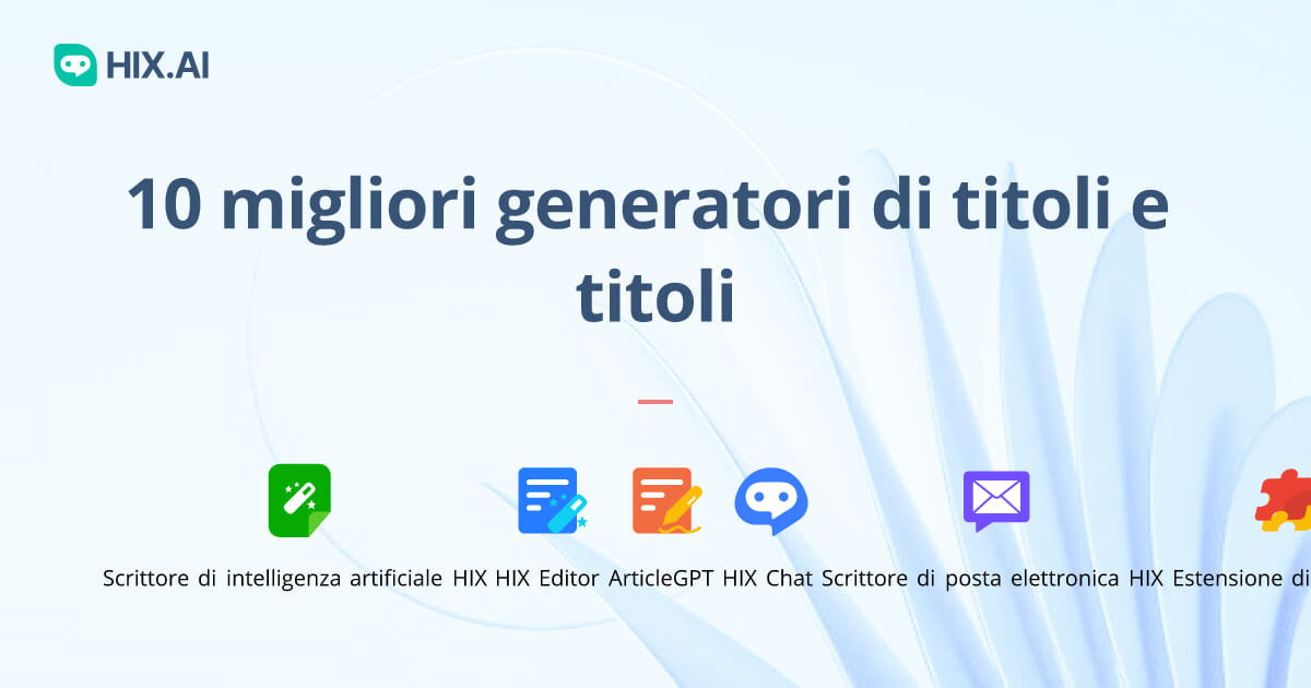 10 migliori generatori di titoli - Creatori di idee creative per titoli ...