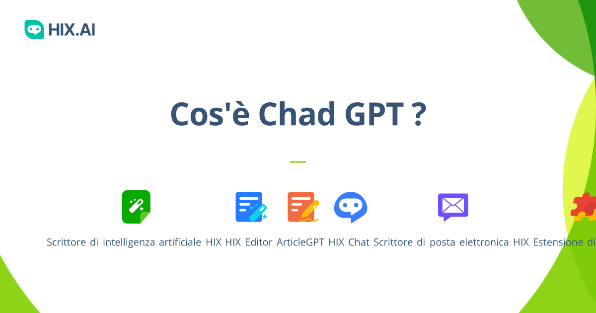 Chad GPT : cosa significa ChadGPT? È ChatGPT ? | HIX.AI